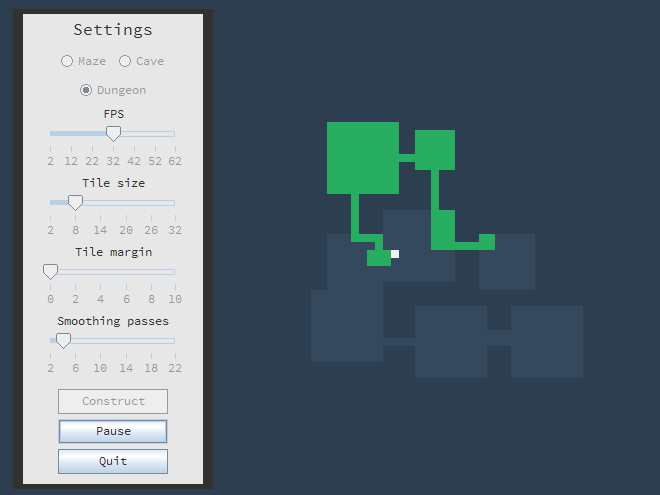 Github Galenscovell Cartographer Procedural Map Generation In Java